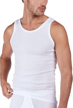 Huber De Luxe T-Shirt à aisselles Tricot, Blanc (0500), XL Homme