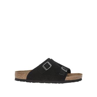 Birkenstock Homme, Chaussures, Noir, Taille: 43 EU Zurich Suede Flip Flops