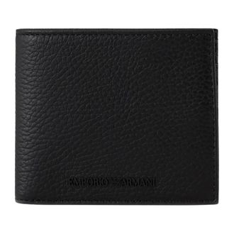 Emporio Armani Leder-Geldb&ouml;rse - - Accessories - Herren - Schwarzk - ONE SIZE