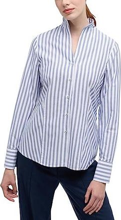 Eterna Femme Oxford Shirt Regular FIT 1/1 Bleu Marine 40_D_1/1