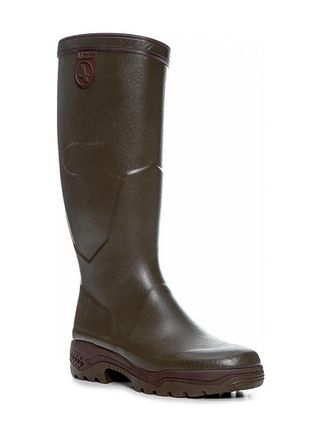 Aigle Herren Gummistiefel grün Gummi
