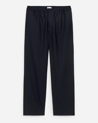 Arket Schn&uuml;rhose In Hopsack-Bindung -Blau