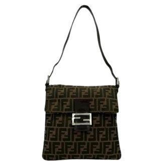 Fendi Pre-owned Canvas Schultertasche - - Pre-owned - Damen - Braun - ONE SIZE