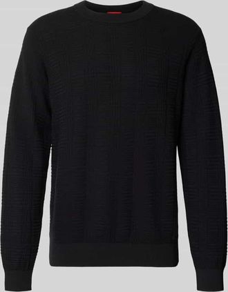 HUGO BOSS Regular Fit Pullover aus reiner Baumwolle Modell Simoh