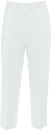 Elisabetta Franchi Femme, Pantalons, Blanc, Taille: 42 FR Slim-fit Pantalons