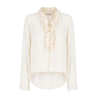 Alberta Ferretti Blusen - - Blouses & Shirts - Damen - Wei&szlig; - M