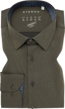 Eterna Stretch-Hemd Performance-Shirt in Funktionsqualität, Slim Fit in