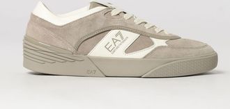 Emporio Armani Low-Top-Sneaker aus Veloursleder mit gepolstertem Kn&ouml;chel