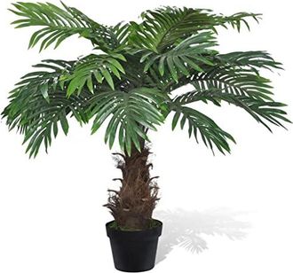 vidaXL Palmier Cycus Artificiel avec Pot, Fausse Plante, Arbre Artificiel, Plante Artificielle, Décoration de Salon Maison Intérieur