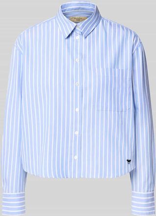 Max Mara Regular Fit Langarmbluse aus reiner Baumwolle