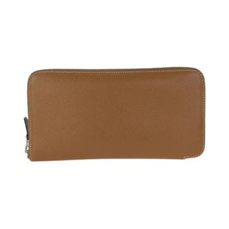 Herm&egrave;s Pre-owned Azap Long Silkin Wallet Brown - - Pre-owned - Damen - Braun - ONE SIZE