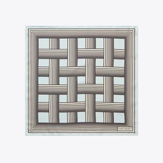 Tory Burch Gestreiftes Halstuch mit Farbverlauf