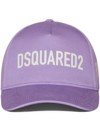 Dsquared2 casquette &agrave; logo imprim&eacute; - Violet