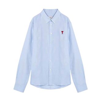 Ami De Coeur Baumwollhemd - - Shirts - Herren - Blau - XL