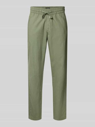 Matinique Straight Fit Leinenhose mit elastischem Bund Modell Barton