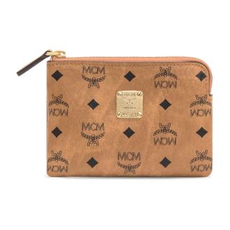 MCM Mcm, Femme, Accessoires, Brun, Taille: ONE Size Aren Card Pouch