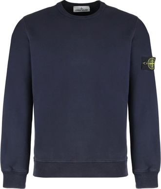 Stone Island Homme, Sweatshirts et sweats à capuche, Bleu, Taille: 3XL Crewneck SweaT-shirt