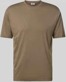 Drykorn T-Shirt mit geripptem Rundhalsausschnitt Modell GILBERD