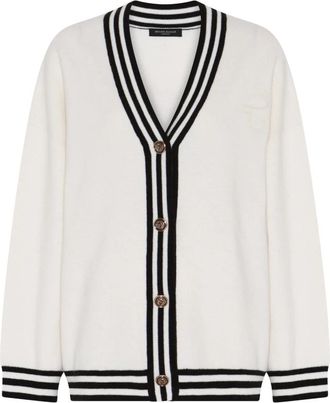 Bruuns Bazaar ChalinaBBSira Strick Cardigan - - Knitwear - Damen - Wei&szlig; - S
