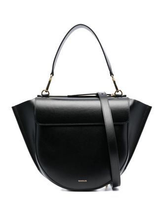 Wandler sac porté épaule Hortensia médium - Noir