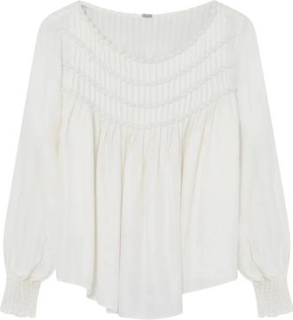 Gustav Annsofie Bluse - - Blouses & Shirts - Damen - Wei&szlig; - L