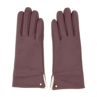 Gianni Chiarini Femme, Accessoires, Violet, Taille: M Leather Gloves