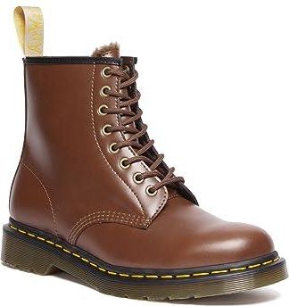 Dr. Martens 31136203 8 Eye Boot Homme Brown Norfolk Flat & Brown Borg Fleece EU 41
