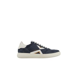Alexander Smith Ocean Uomo in blauem Wildleder mit wei&szlig;en Details - - Shoes - Herren - Blau - 45 EU