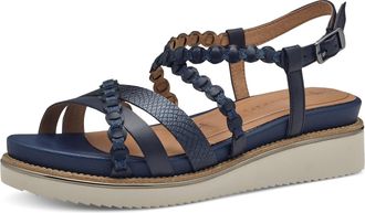 Tamaris Damen Klassische Ballerinas, Frauen Flats,Comfort Lining,TOUCHit-Fußbett,Slip-ons,klassisch elegant,Ballerinen,Navy,39 EU