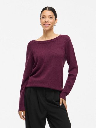 Vila Rundhalspullover VIRIL O-NECK L/S KNIT TOP - NOOS