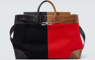 Bottega Veneta Tote Andiamo Large mit Leder