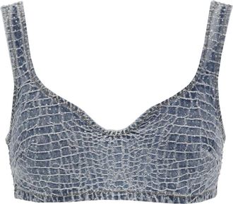 Self Portrait Femme, Sous-v&ecirc;tements, Bleu, Taille: 36 FR Bras