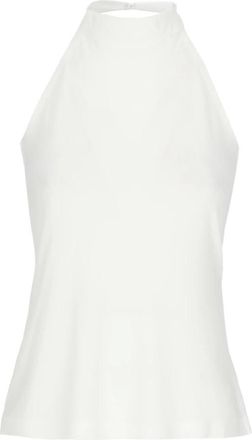 Norma Kamali Femme, Tops, Blanc, Taille: 36 FR Hauts sans manches