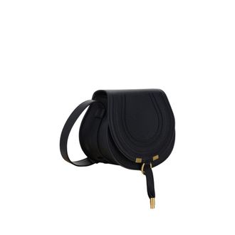 Chlo&eacute; Womens Black Calf Leather Bos Taurus Shoulder Bag