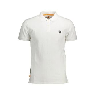 Timberland Wei&szlig;es Baumwoll Herren Polo Shirt - - Tops - Herren - Wei&szlig; - L