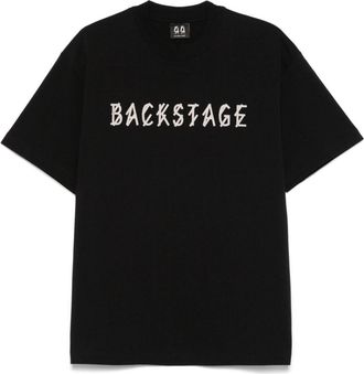 44 Label Group T-Shirt mit Logo-Print - Schwarz