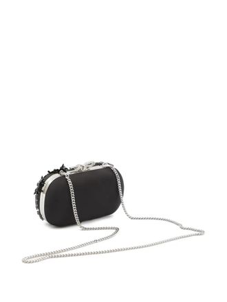 Self Portrait Womens Floral Crystal Clutch Bag Ss26 W