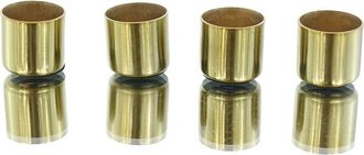 Gasper Stabkerzenhalter Cups Goldfarben magnetisch Ø 2,2 cm 4er Pack - Metall