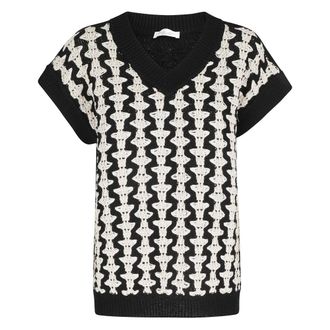 Roberto Collina Damen, Strickwaren, Schwarzk, SGr&ouml;&szlig;e