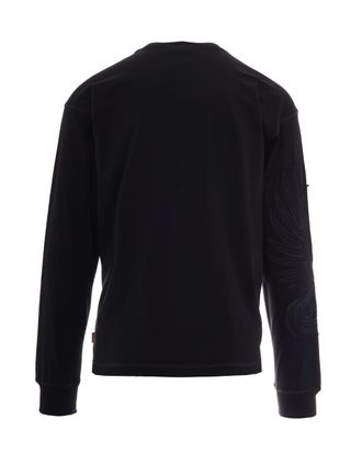 Diesel Mens T-Shirt Norm Off-Black Cotton T-Shirts Off/black And Polos