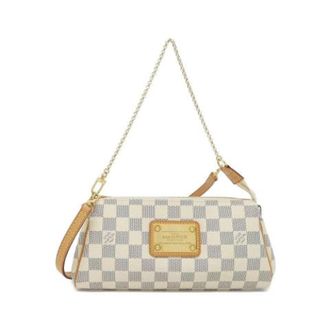 Louis Vuitton Pre-owned Damier Azur Eva Coated Canvas Umh&auml;ngetasche - - Pre-owned - Damen - Wei&szlig; - ONE SIZE