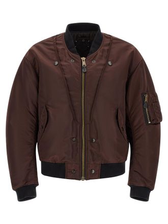 Maison Margiela Reversible Polyamide Bomber Jacket - Brown