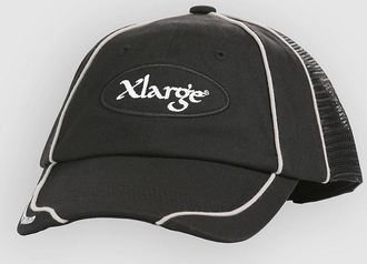 XLARGE Red Head Hybrid 6Panel Cap black