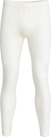 CON-TA Lange Hose mit Eingriff, Unterhose für Herren, anschmiegsame Unterwäsche, Leggings aus weichem Angora und Baumwolle, in Wollweiß, Größe: 6