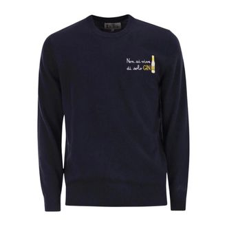 MC2 Saint Barth Rundhals-Strickware - - Knitwear - Herren - Blau - ONE SIZE