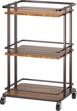 Generic Mobiles Sideboard mit DREI ger&auml;umigen Etagen, das als Aufbewahrungsm&ouml;bel for das Wohnzimmer, Servierwagen for das Esszimmer oder Aufbewahrungswagen fo