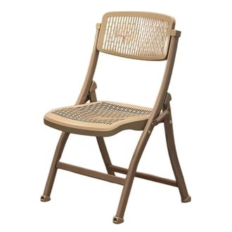 Generic Lightweight Folding Chairs, Durable Steel Frame, Portable Foldable Chair for Home, Office & Party - (Grey) - Easy Storage & Versatile Use