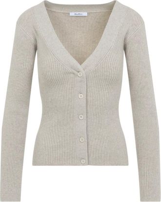 Max Mara Femme, Pulls, Beige, Taille: 36 FR Sweater