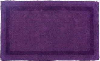 Homescapes Tapis de Bain Extra Large, 1600 g/m², Super Doux, 100% Coton, réversible, antidérapant, Lavable, Super Absorbant, séchage Rapide, 70 x 120 cm Prune