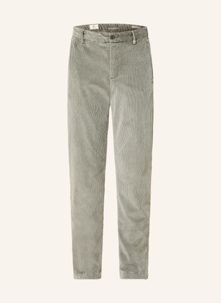 Myths Myths Cordhose Im Jogging-Stil Slim Fit gruen